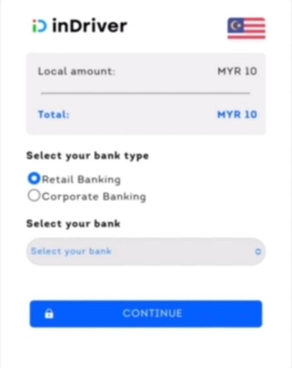 inDrive App - View Page